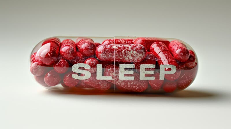 Striking Close-up of a Transparent Pill Filled with Red Tablets ...