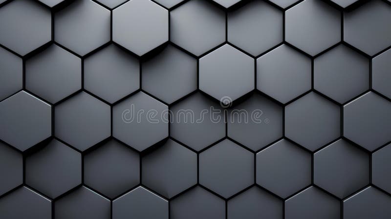 A Striking Closeup Reveals a Hexagonal Wall Pattern, Perfect for ...