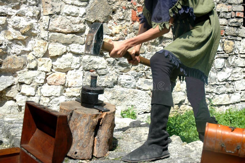 Striking coins stock image. Image of metal, stricking - 16188397