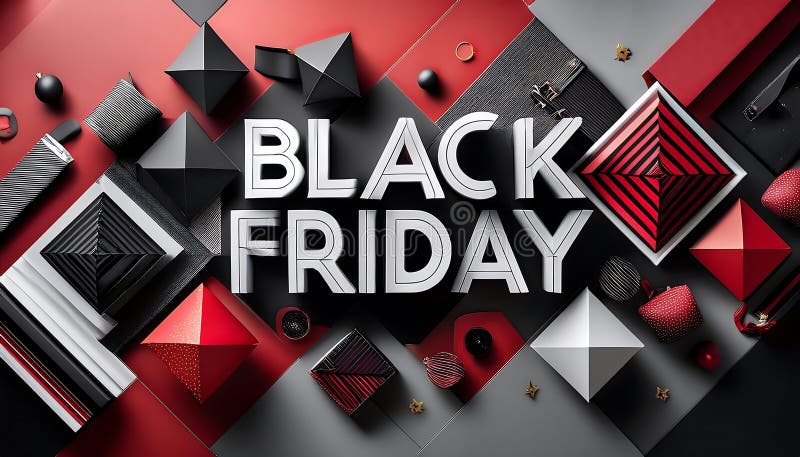 A Striking Collage Showcases the Black Friday Theme Using Sharp ...