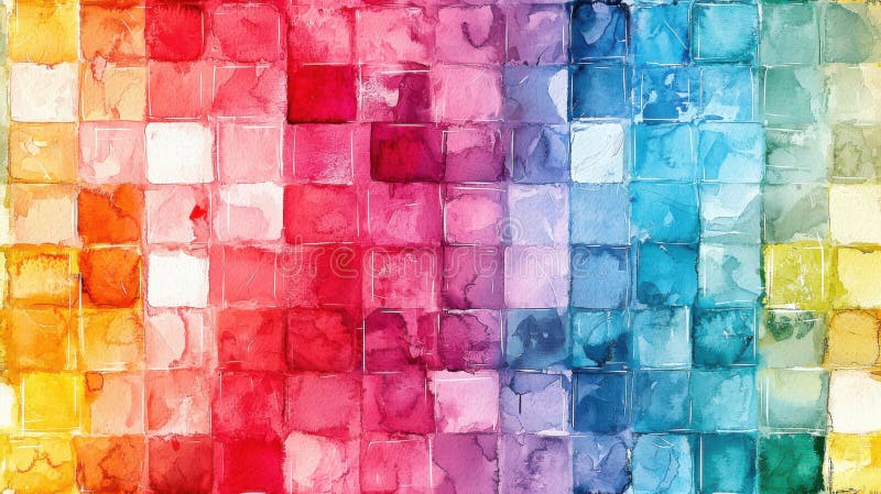 Striking Colorful Abstract Painting Overflowing with Energy and Dynamic ...