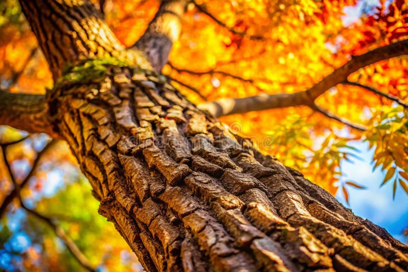 A Striking Common Ash Tree Branch Extends Towards the Radiant Sunlight ...