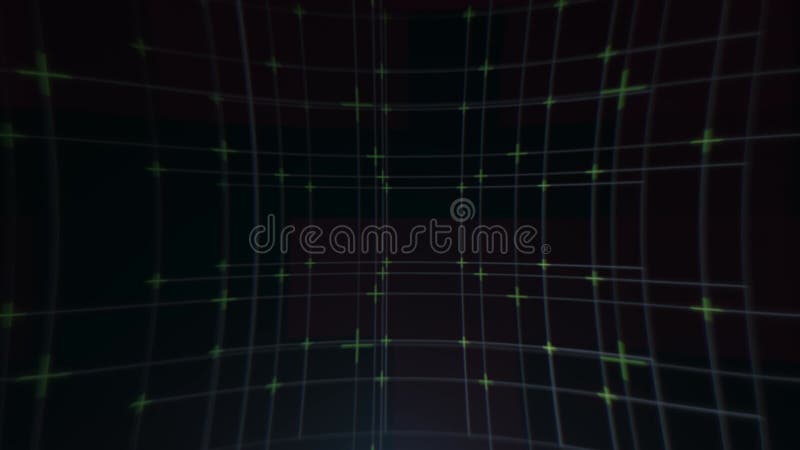A Striking and Complex Green Dot and Line Pattern on a Black Background ...