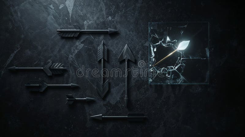 Arrow Concepts: Aim, Target, and Innovation Stock Illustration ...