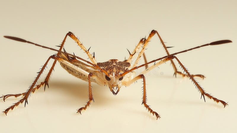 Striking Creature, the Feather-legged Assassin Bug, Displays Its Unique ...