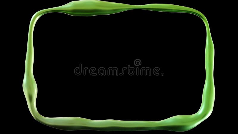 This Striking 3D Animated Metallic Frame Features a Dynamic Color ...