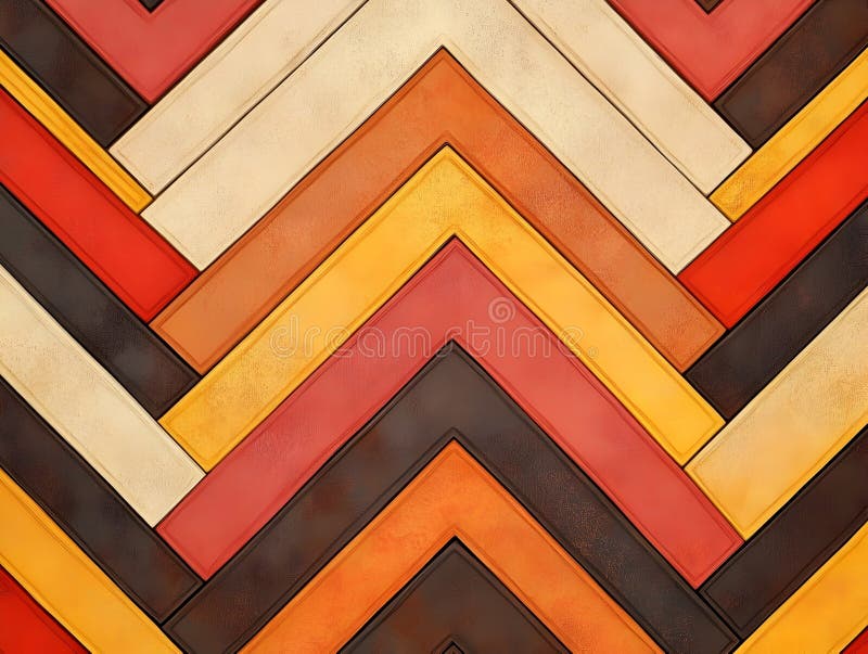 Striking 3D Chevron Texture Pattern with Vibrant Color Contrast for ...