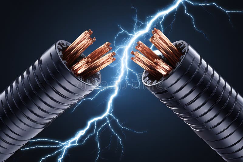 High-Voltage Electrical Cable with Lightning Strike Visualization: a ...