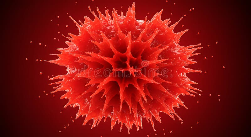 Spherical Deep Red Structure Stock Illustrations – 137 Spherical Deep ...