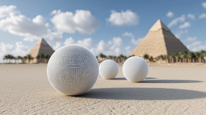 A Striking 3D Wireframe Mesh in the Shape of a Circle Rests in the ...