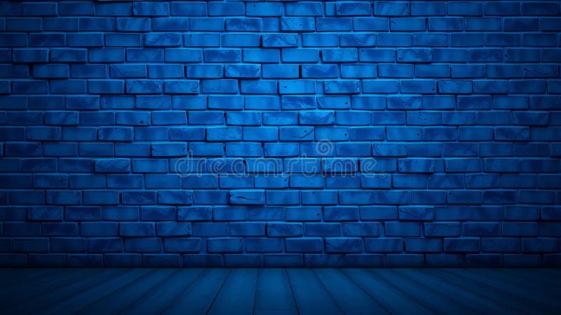 Striking Dark Blue Brick Wall Texture a HighQuality Background Design ...
