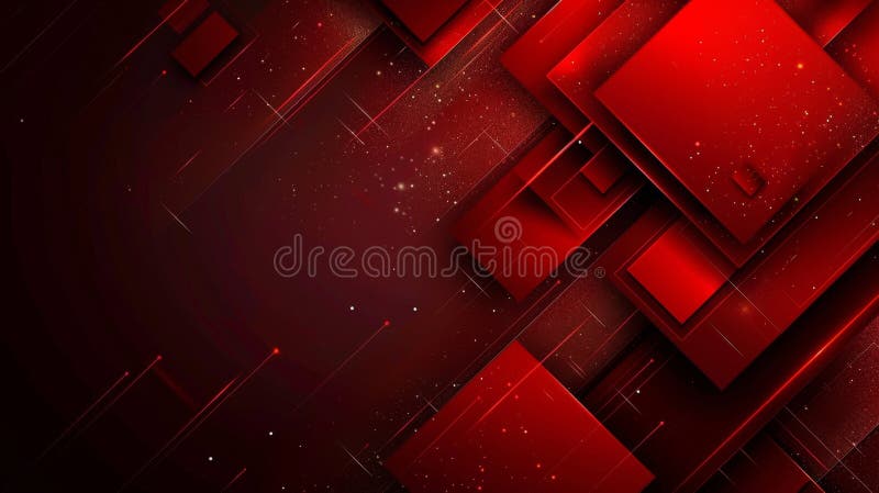 Striking Dark Red Abstract with Shining Effects and Layered Elements ...