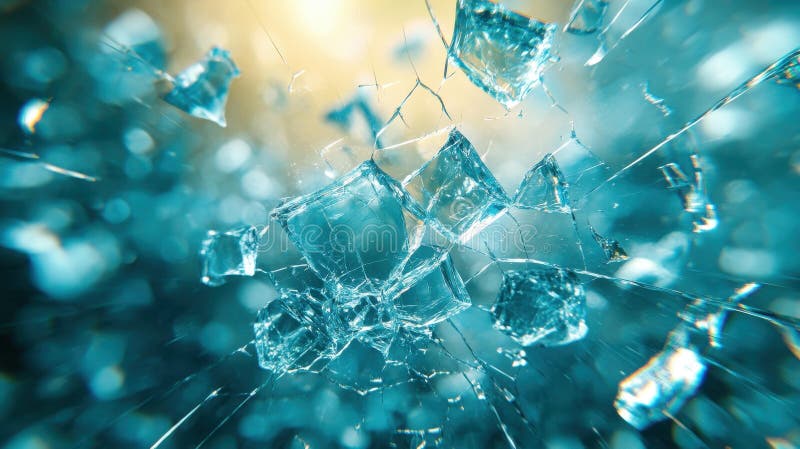 A Striking Design Showcasing Broken Glass, Highlighting Themes of ...
