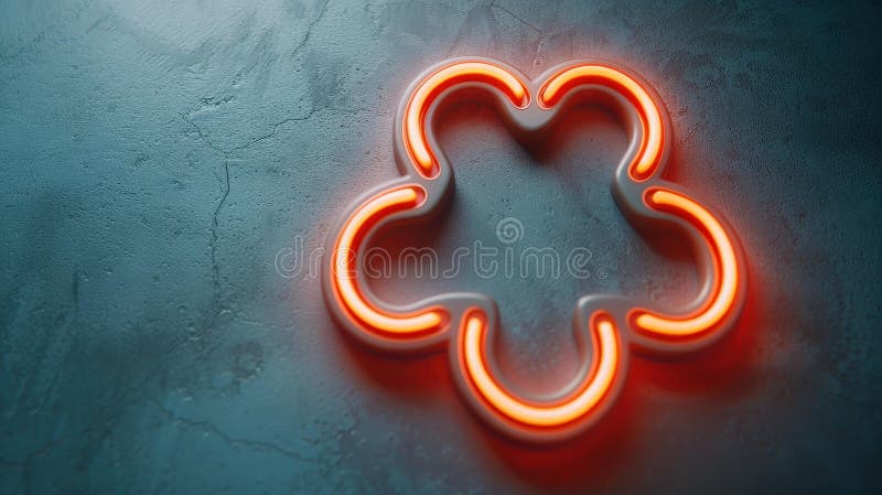 A Striking Digital Hazard Sign Glows in Neon Blue, Showcasing Binary ...