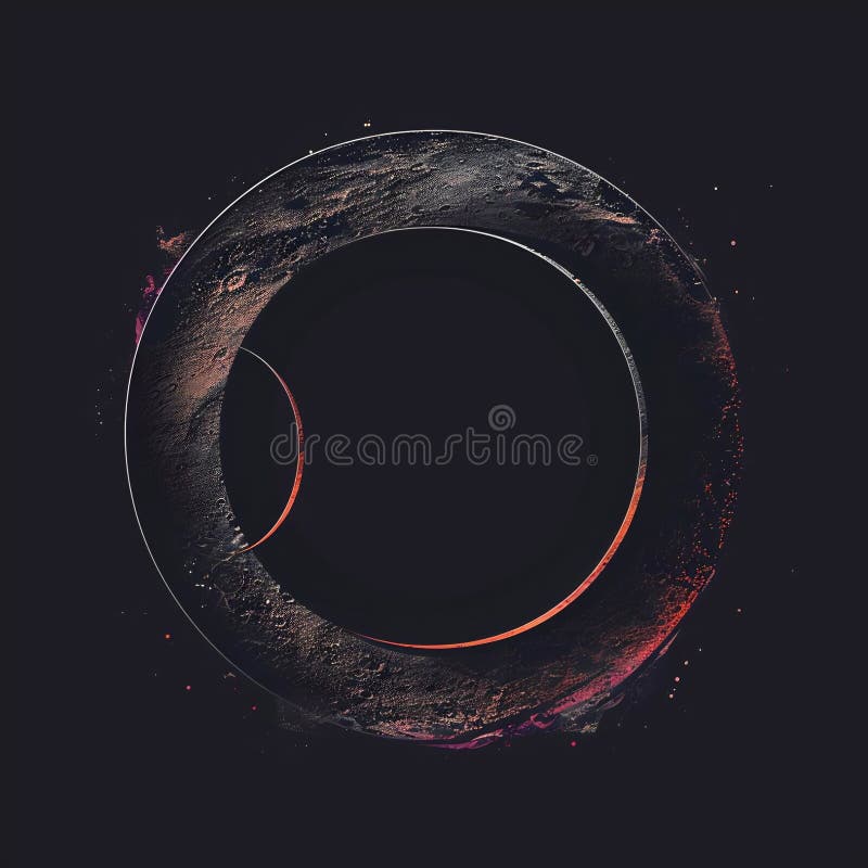 A Stylized, Futuristic Logo Composed of Two Concentric Circles with a ...