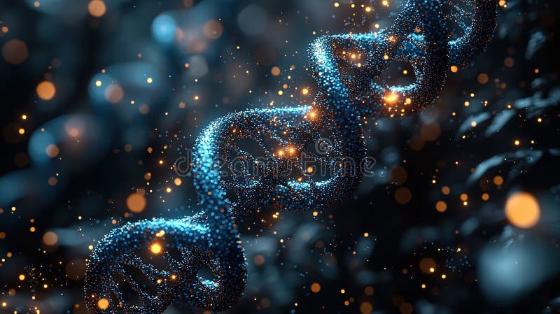 A Striking Digital Rendering Showcases the Intricate Beauty of the DNA ...
