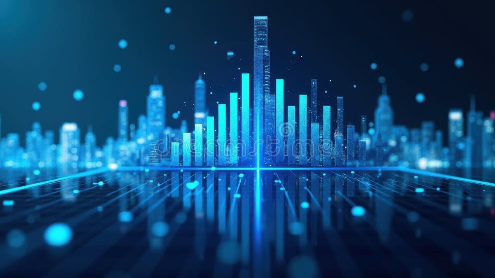 A Striking Digital Representation of Data Analytics Showcases Tall ...