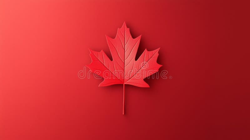 A Striking Display of Canada S Iconic Red and White Colors Featuring a ...
