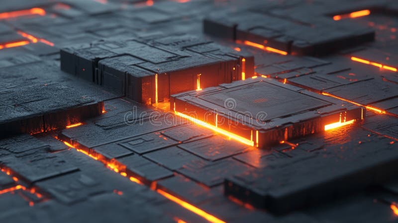 In a Striking Display of Modern Technology, a Detailed Close-up ...