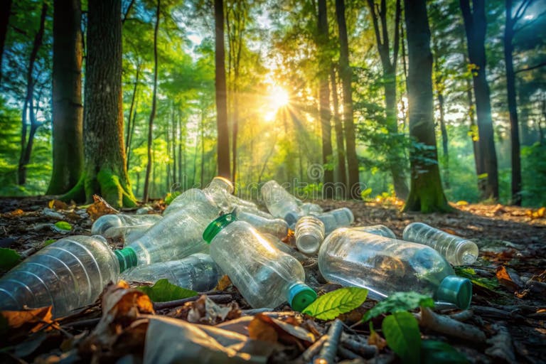 A Striking Double Exposure Plastic Pollution Threatens Pristine Forests ...