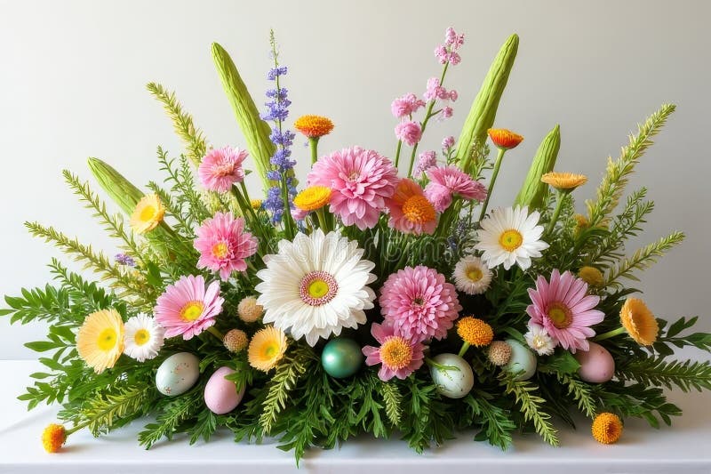 Striking Easter Display stock illustration. Illustration of flora ...