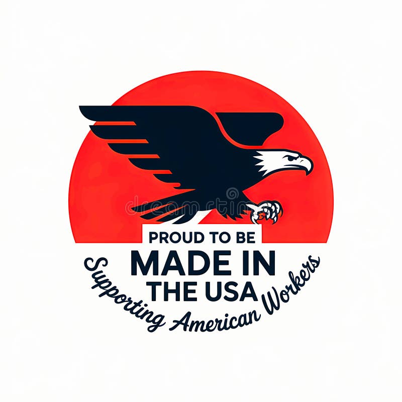 Elegant Eagle Emblem Representing American Patriotism and Commitment To ...