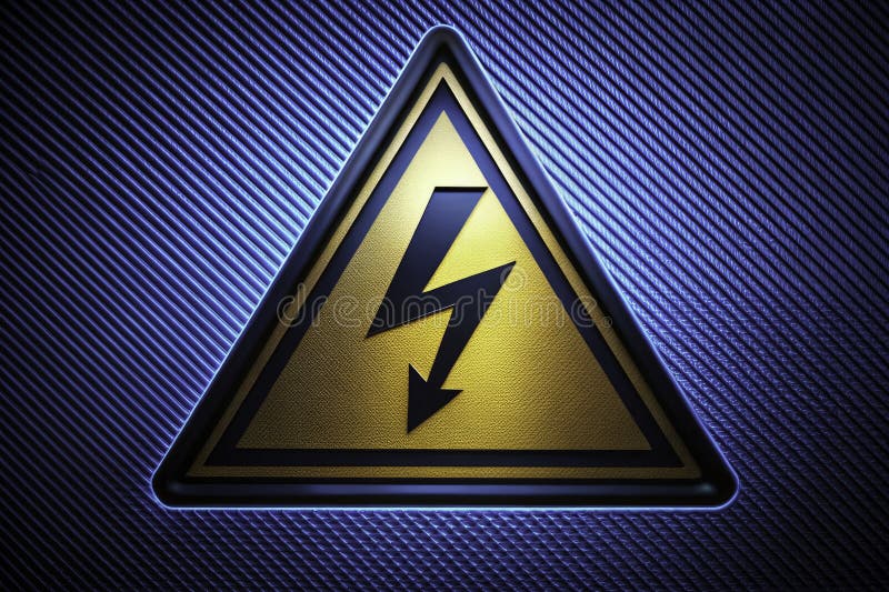 High Voltage Electricity Warning Graphic Ensuring Electrical Safety ...