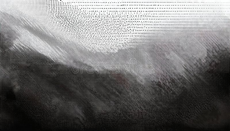 Striking Halftone Pattern Dot Background Texture Overlaid with Grungy ...