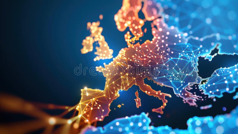 A Striking Illustration Captures the Essence of Western Europe with ...