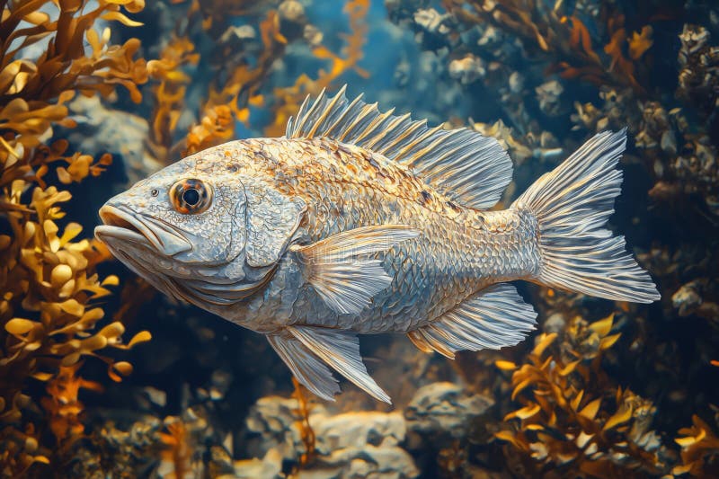 A Striking Illustration of a Jonah Fish in Its Natural Habitat ...