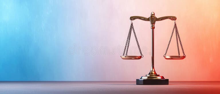 A Striking Image of a Balanced Scale Symbolizing Justice and Fairness ...