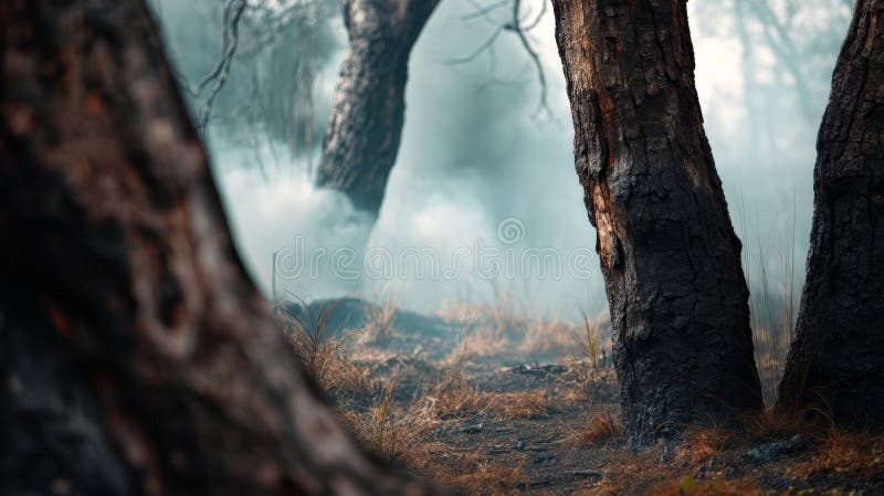Uncontrolled Forest Fires Destroying Nature and Creating Environmental ...