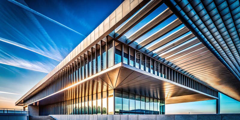 Modern Architectures Elegant Simplicity a Skeletal Overhang Defines a ...