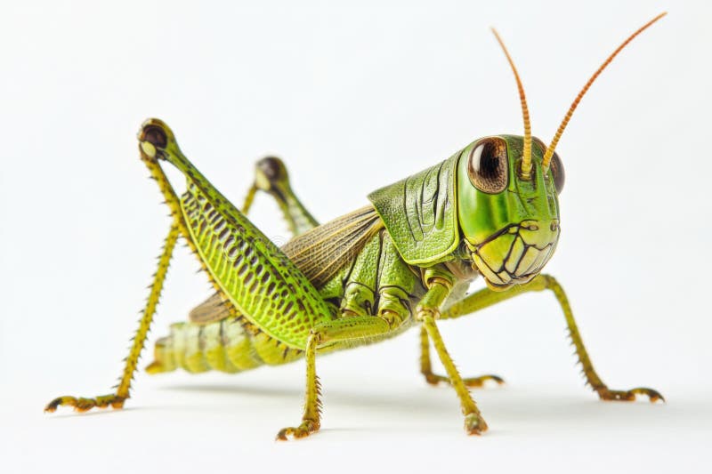Impressive Close-up of a Grasshopper Displaying Intricate Details and ...