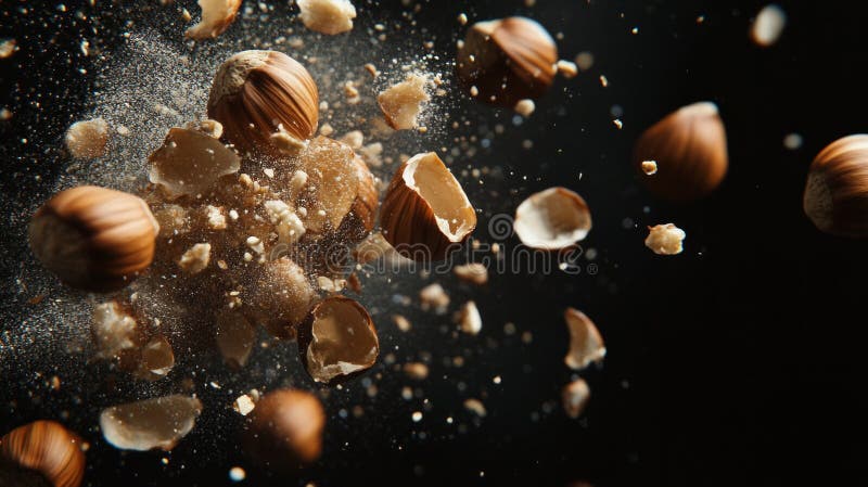 Dynamic Explosion of Hazelnuts with Shells and Fragments in Motion ...