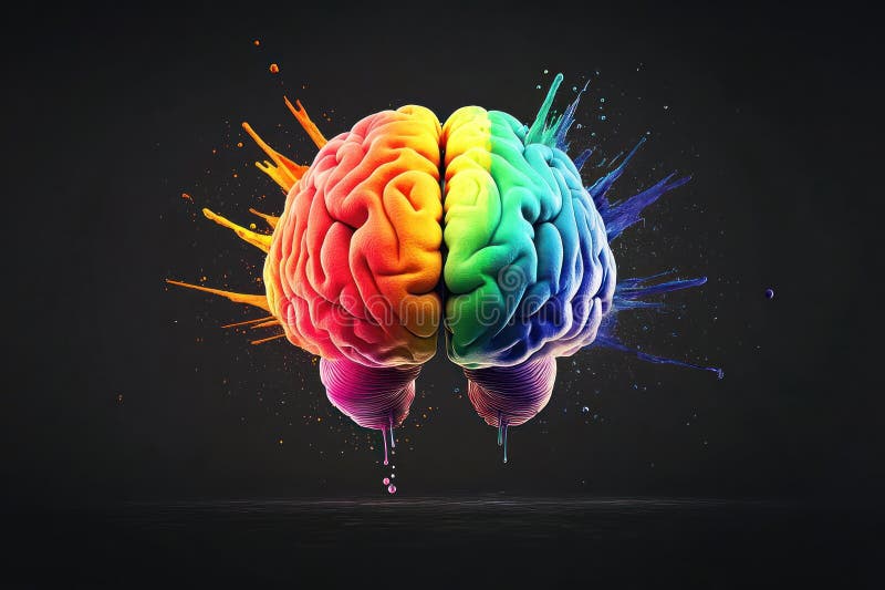 Rainbow Explosion of the Human Brain: a Creative Inspiration for Mental ...