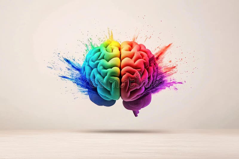 Rainbow Explosion of the Human Brain: a Creative Inspiration for Mental ...
