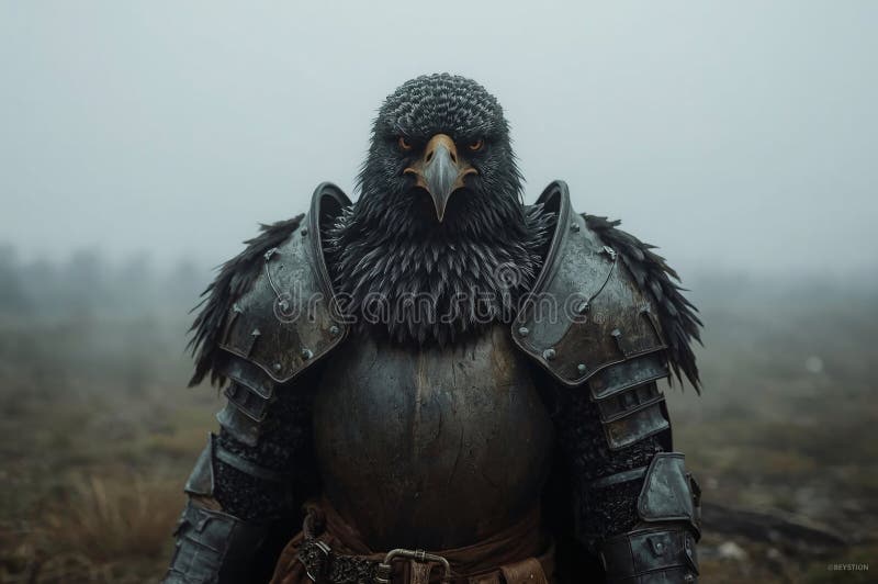 Eagle Knight: a Fantasy Warrior Stock Illustration - Illustration of ...