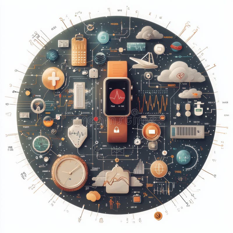 A Unique Circular Clock Illustrates the Interconnection of Time, Health ...