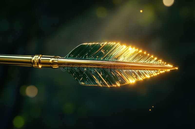 Right Direction: Curved Arrow Leading the Way in the Background Stock ...