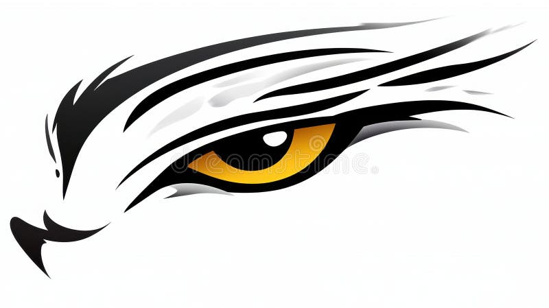 Stylized Predator Eye stock illustration. Illustration of stylized ...
