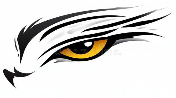 Stylized Predator Eye stock illustration. Illustration of stylized ...