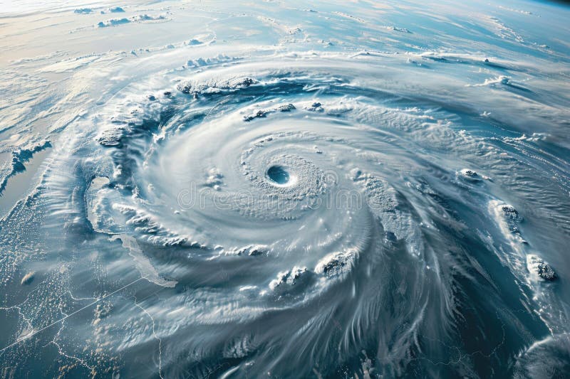 A Striking Image of a Hurricane from Space. Ideal for Weather and ...