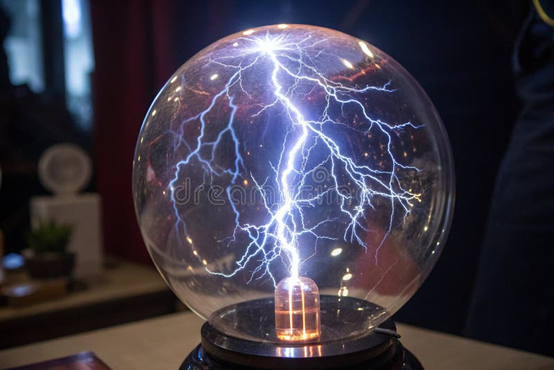 Lightning Ball. an Illustration of Lightning in a Globe Stock ...