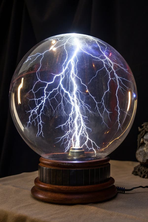 Lightning Ball. an Illustration of Lightning in a Globe Stock ...