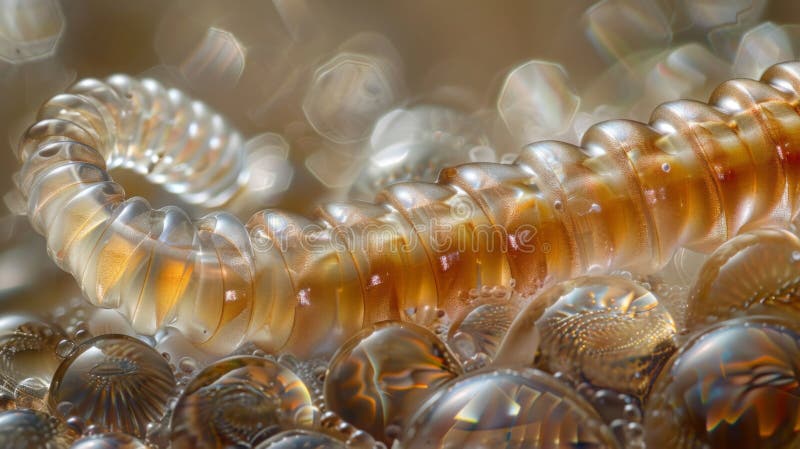 A Striking Image of a Long Wormlike Egg with a Segmented Body and a ...