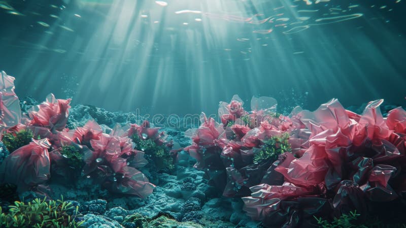 Striking Image Portraying the Severe Plastic Bag Pollution in Oceanic ...