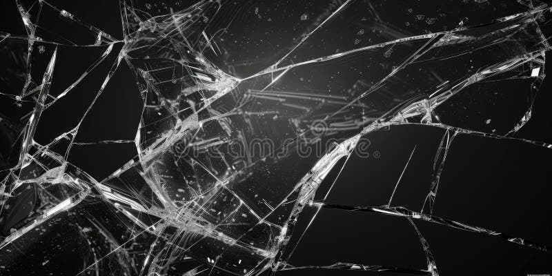 A Striking Image of Shattered Glass, Suitable for Various Design ...