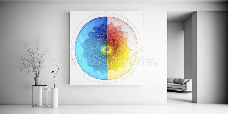 Striking Image That Showcases The Capabilities Of Ai Such As A Machine Learning Algorithm In