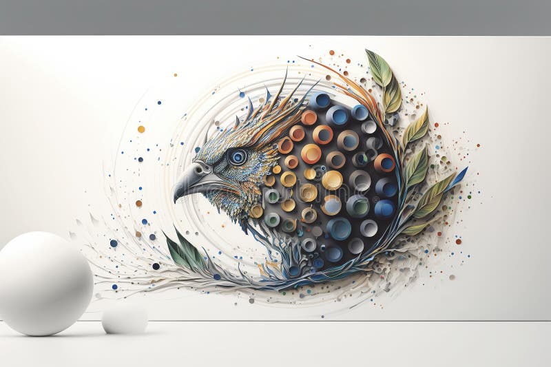 Striking Image that Showcases the Capabilities of AI, Such As a Machine ...